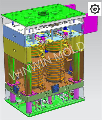 H13 Multi Cavity Mould Hot Valve Gate Injection Molding , Hot Runner Mold Plastic Parts