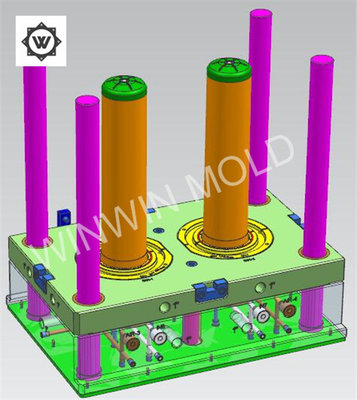 H13 Multi Cavity Mould Hot Valve Gate Injection Molding , Hot Runner Mold Plastic Parts
