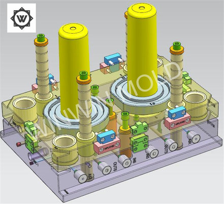 Multi Cavity Hot Runner Injection Molding , Hot Valve Gate Injection Molding M17167