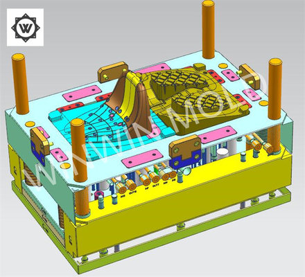 Plastic Material Injection Moulding Cashew Gate Multi Cavity SPI Finish