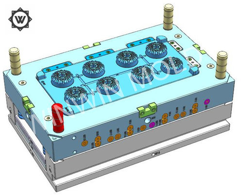Cold Runner Pre - Hardened Multi Cavity Injection Molding For Plastic Baby Toy Car Wheel
