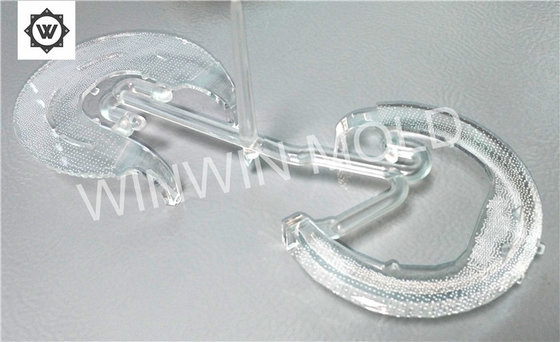 SPI-A3 Clear Plastic Molding Parts Acrylic Makeup Holder 500000 Cycles Mold Life