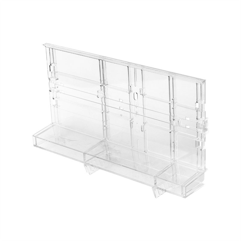 NAK 80 Steel Cold Runner Medical Injection Molding For Clear Acrylic Display