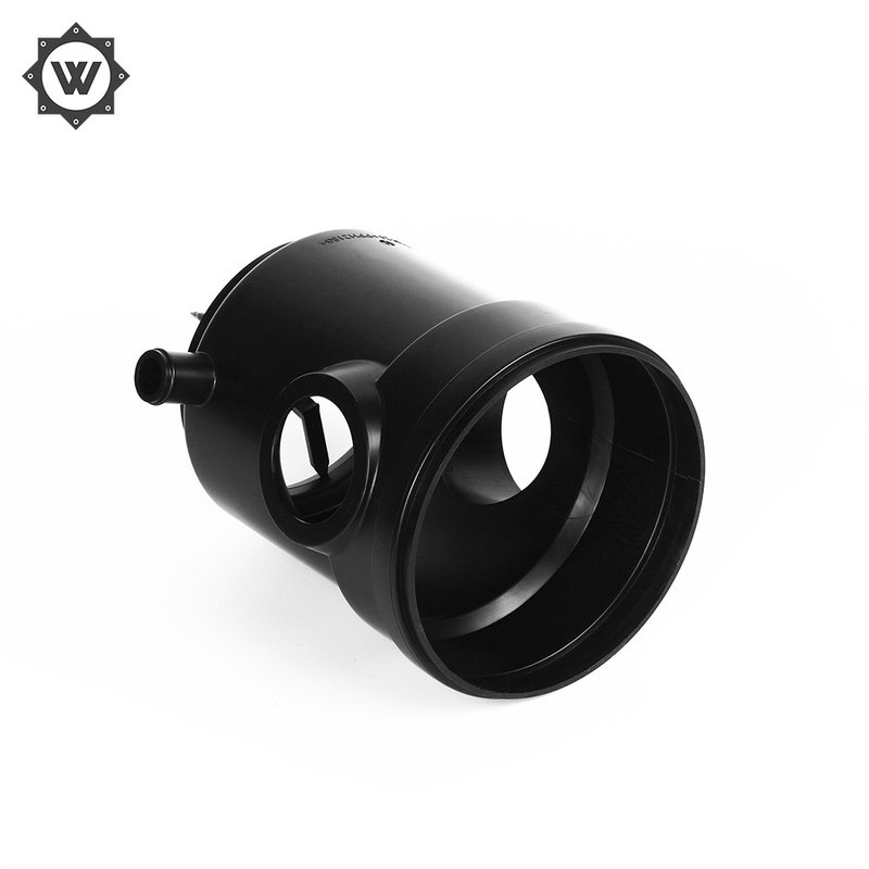 Cold Runner Edge Gate Prototype Injection Molding ABS Black Auto Valve Tube