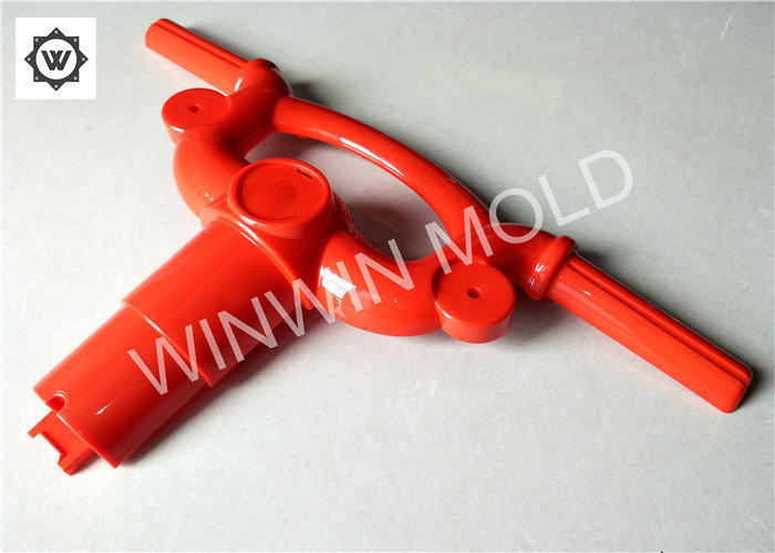 LKM Plastic Submarine Gate Injection Molding For Baby Toy Tricycle Handle Multi Cavity