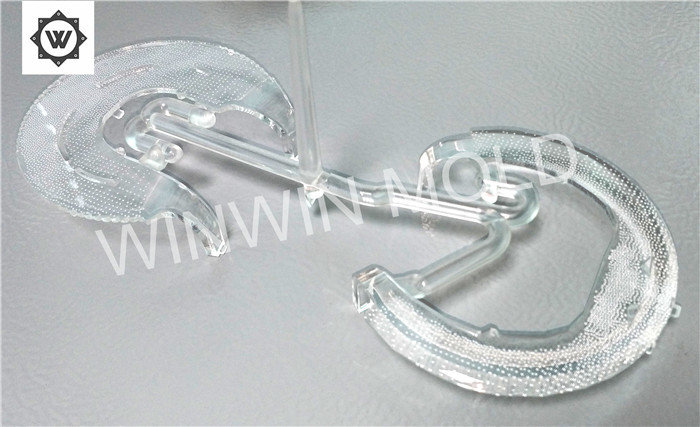 SPI-A3 Clear Plastic Molding Parts Acrylic Makeup Holder 500000 Cycles Mold Life