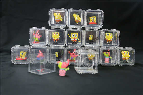 Multifarious Spongebob Collectible Figures Transparent Box For Decoration supplier