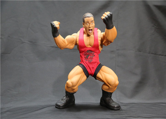 Customized Collectible Vinyl Toys Muscle Man With Surprised Expression supplier