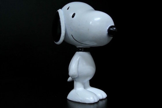3 Inch Tall Plastic Toy Figures Snoopy Figurines Collection White Color supplier