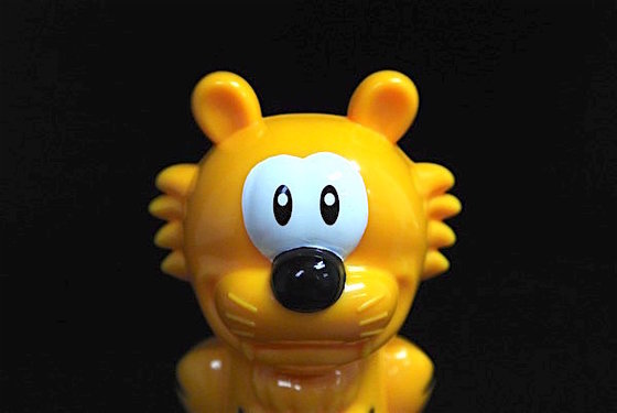An Yellow Tiger Animal Pencil Sharpener , Toy Pencil Sharpener For School supplier