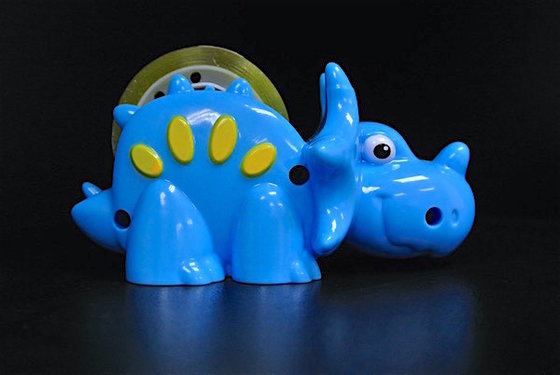 Blue Stationery Plastic Toy Figures With Transparent Tape 11*6.5*5.5cm supplier