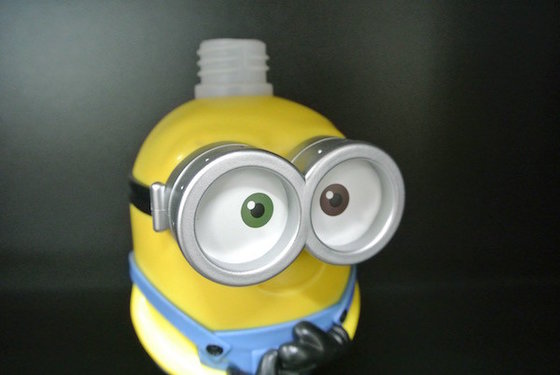 Pirate Minions Shaped Cartoon Water Bottle , Cute Baby Shampoo Bottle  supplier