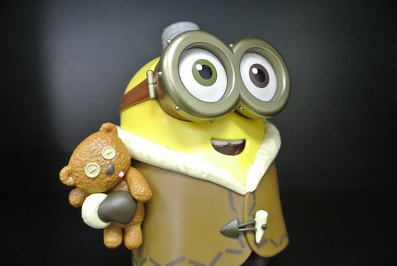 Lovely Minions Figure Cartoon Plastic Bottle For Promotion Gift 16*8*8cm supplier