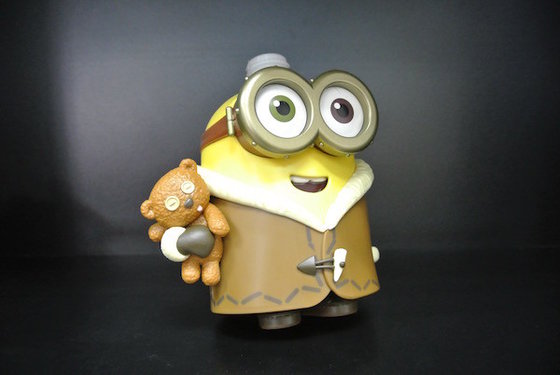 Lovely Minions Figure Cartoon Plastic Bottle For Promotion Gift 16*8*8cm supplier