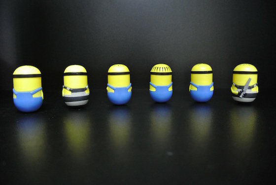 ABS Material Small Minion Figures , Despicable Me Minion Toys For Kids supplier