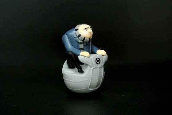 Grey Color Gru Action Figure , Cartoon Characters Toys For Souvenir supplier