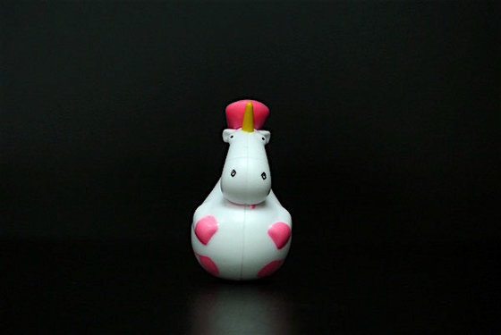 Personalized Unicorn Plastic Figures Toys As Gift For Family White Color supplier