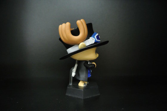 Customized One Piece Figure Collection For Promotion Black Color 8*5*3cm supplier