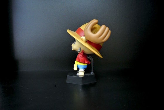 One Piece Character Cartoon Custom Plastic Toys With A Strawhat 3.5 Inch supplier