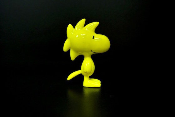 Cute Yellow Bird Toy Story Figures , Snoopy Figurines Collection Woodstock With A Tail supplier