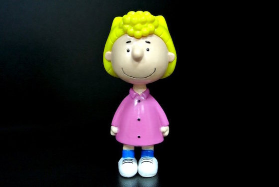 Lovely Sally Girl Small Plastic Figures With Yellow Hair Customized Material supplier