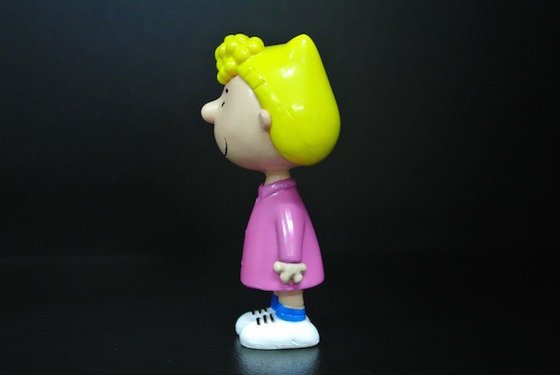 Lovely Sally Girl Small Plastic Figures With Yellow Hair Customized Material supplier