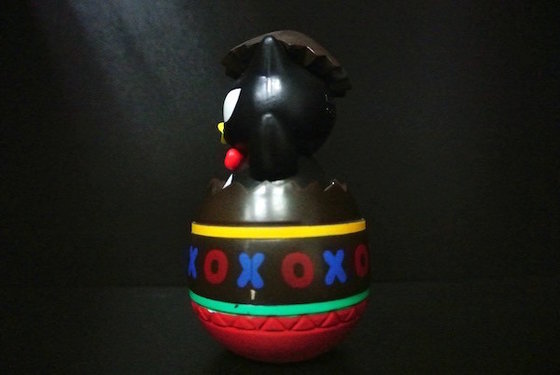 Professional Black XO Custom Plastic Toys With Sanrio Logo Yellow / Brown Color supplier