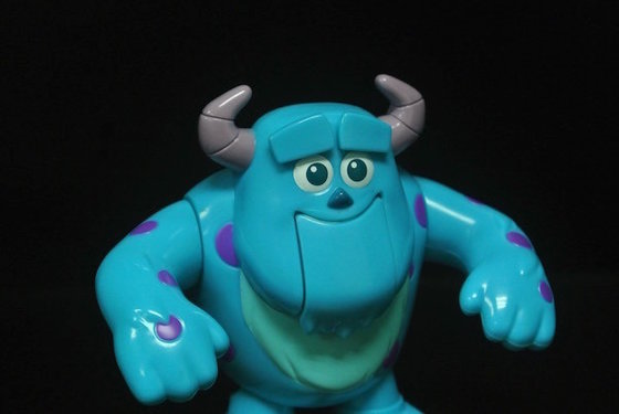 Blue James P.Sullivan Collectible Action Figures With Eco - Friendly PVC Materia supplier
