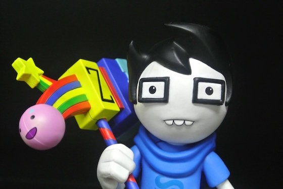 Glasses Boy Custom Action Figures Home Decoration With A Colourful Chopper supplier