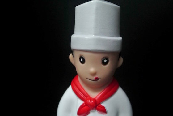 5 Inch Cake Baker Mini Vinyl Figures , Vinyl Collectible Toys White Color supplier
