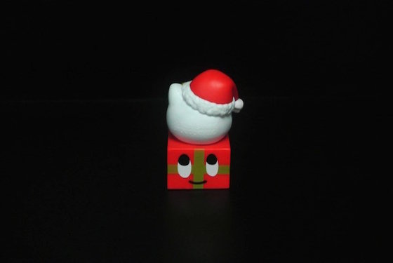 Christmas Style  Custom Plastic Toys Red Box 80 - 90 Degree PVC For Children supplier