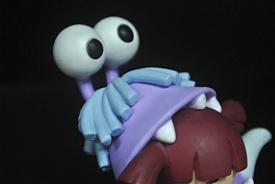 Mini Girl Little Collectible Toys Two Inch Long Purple Color For Kids Collection supplier