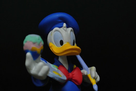 Painting Style Donald Duck Action Figure For Children OEM / ODM Acceptable supplier