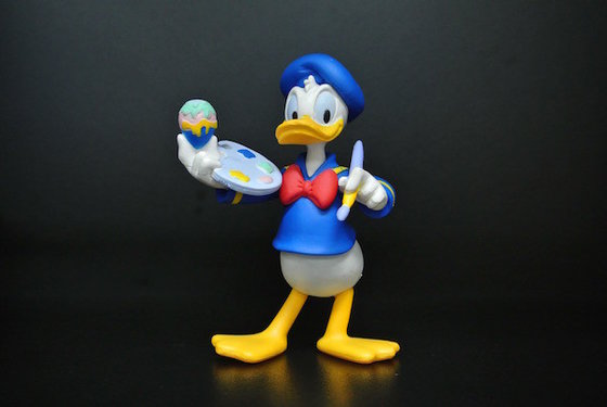 Painting Style Donald Duck Action Figure For Children OEM / ODM Acceptable supplier