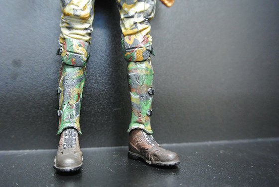 Camouflage Soldier Action Figures , Army Action Figures With Screaming Face supplier