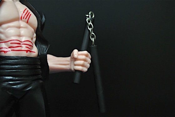 Famous Kufu Star Bruce Lee Action Figure 90 Degree PVC For Collection supplier