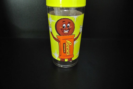 Yellow Cartoon Water Bottle , Windmill Style Kids Water Bottles With Fun supplier