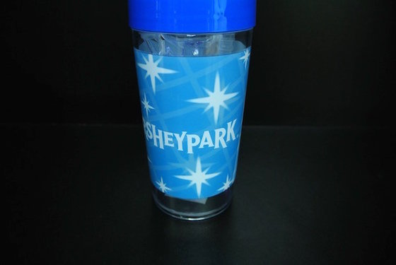 8.5 Inch Blue Cartoon Character Water Bottle For Children Various Color / Size supplier