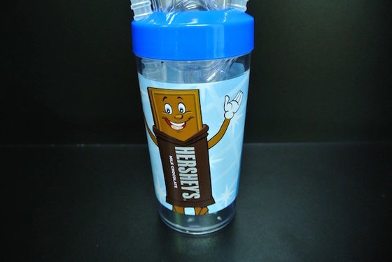 8.5 Inch Blue Cartoon Character Water Bottle For Children Various Color / Size supplier