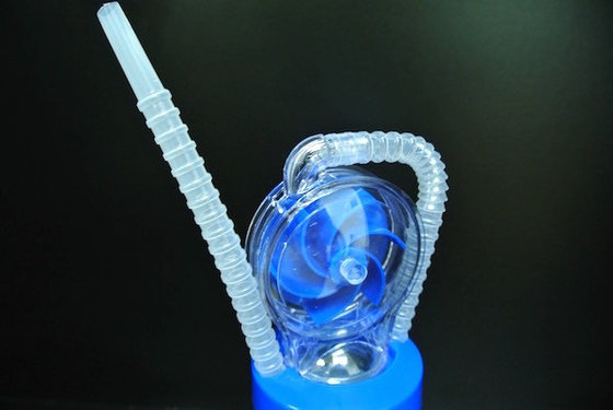 8.5 Inch Blue Cartoon Character Water Bottle For Children Various Color / Size supplier