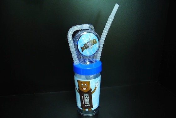 8.5 Inch Blue Cartoon Character Water Bottle For Children Various Color / Size supplier