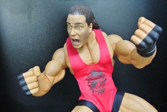 Customized Collectible Vinyl Toys Muscle Man With Surprised Expression supplier