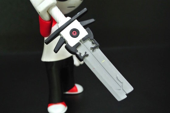 White Hair Dave Anime Action Figures , Plastic Action Figures Customized Color supplier