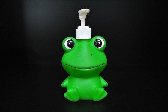 Green Frog Character Customized Cartoon Shampoo Bottle 6 Inch For Home  supplier