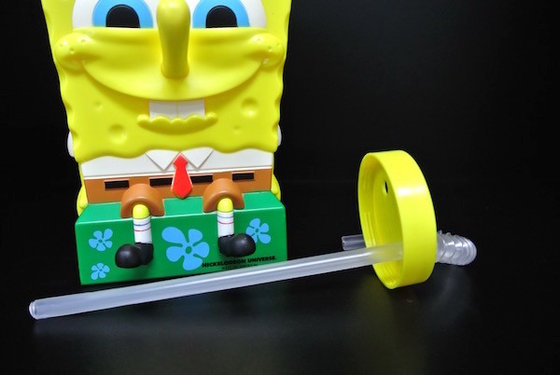 22CM Height Customized Spongebob Water Bottle For Children AS Material supplier