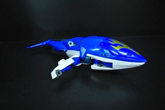 Blue Shark Figure Transformer Robot Toy Easy Operation For Display supplier