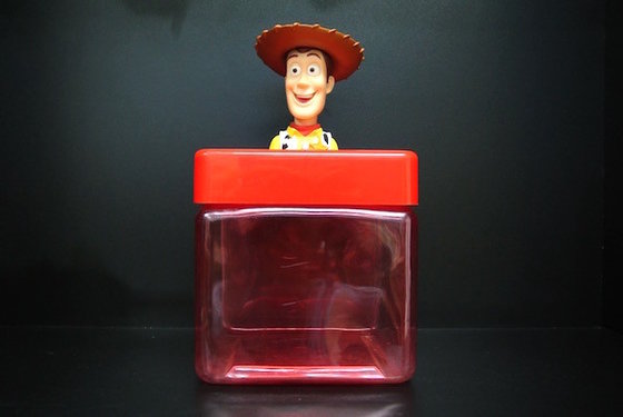 Cowboy Character Plastic Candy Containers For Children OEM / ODM Available supplier