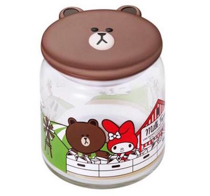Transparent Color Glass Storage Jar Plastic Toy Figures Sell In HongKong 7 - 11 Store For Collection supplier