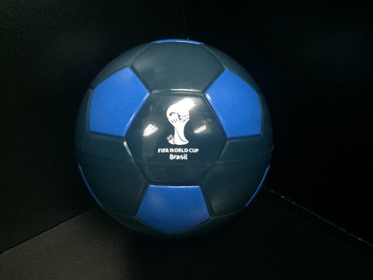Blue Brazil World Cup  football Plastic Toy Figures for Promotion made of  ABS supplier
