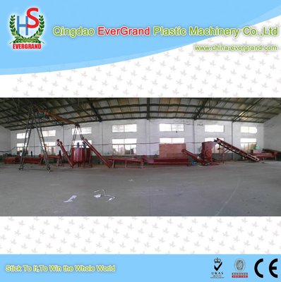 Waste Plastic PET Bottle Recycling Machine Plant with 300 - 2000kg/h High Capacity